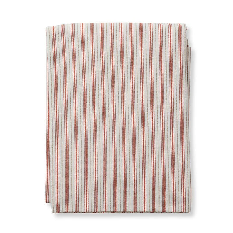 Carol Red Stripe Tablecloth - 145 x 350cm – Country Traders Home Life