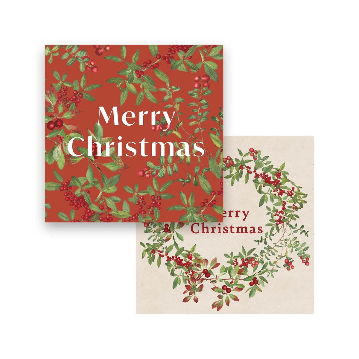 Festive Berry Christmas Cards - Set Of 8 – Country Traders Home Life